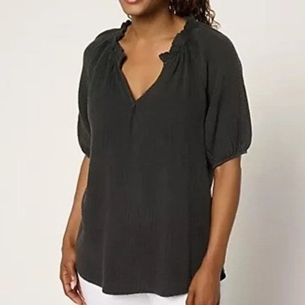 Peace Love World | Tops | Peace Love World Large Black Boheme Feminine ...